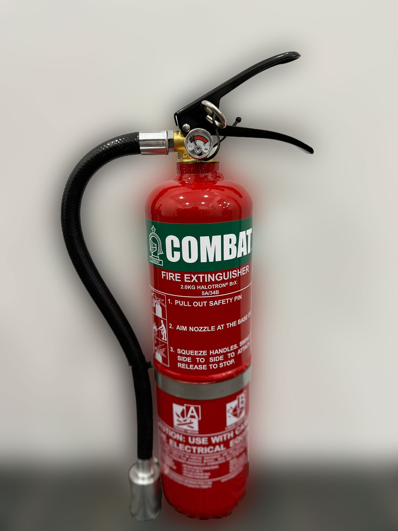 Halotron Fire Extinguisher – COMBAT Brand Fire Extinguishers