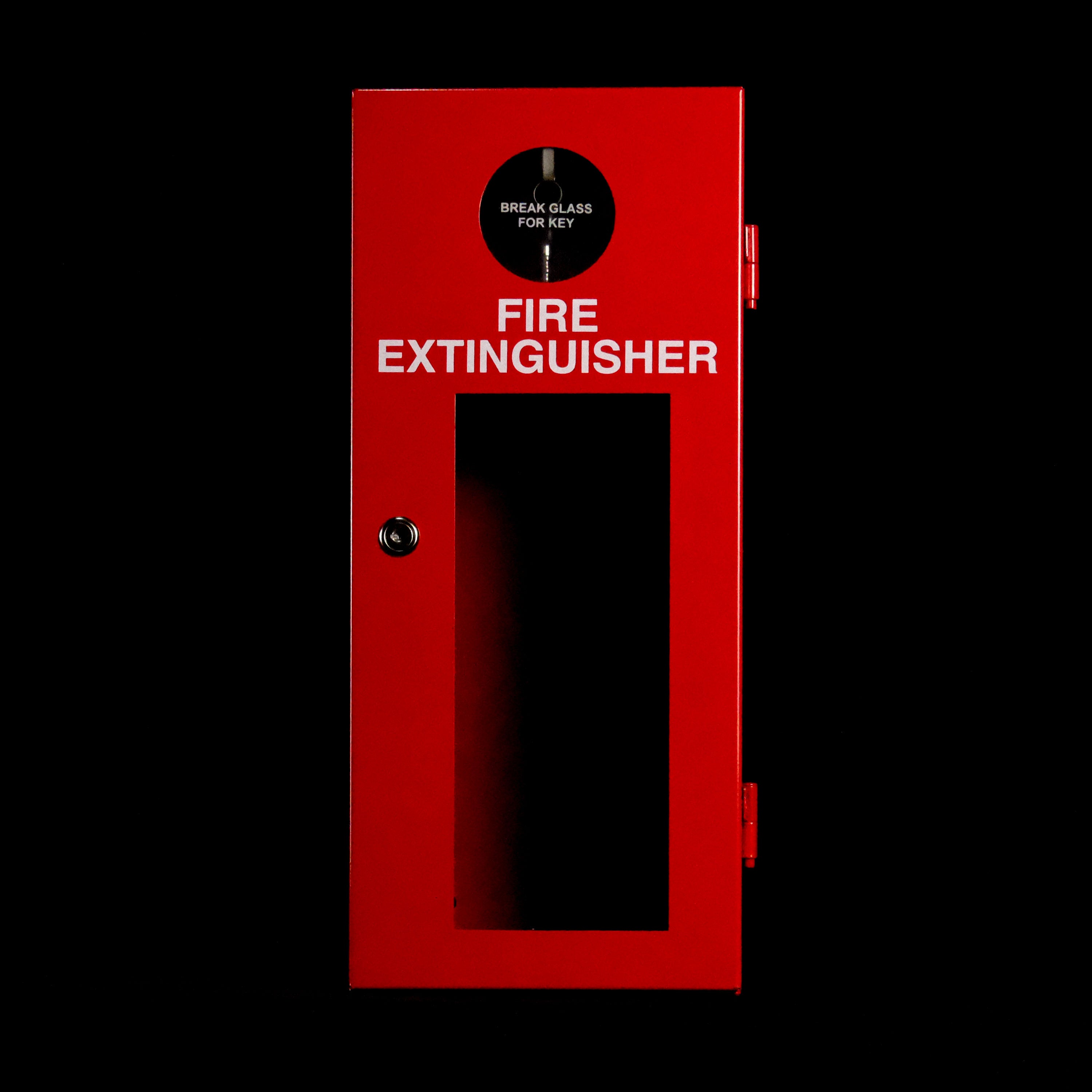 Cabinet For Small Fire Extinguisher (Lock & Key) – COMBAT Brand Fire ...
