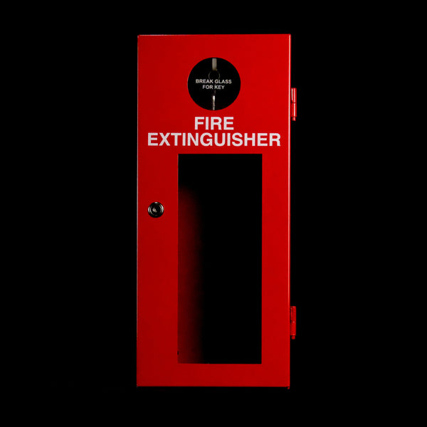 Cabinet For Small Fire Extinguisher (Lock & Key) – COMBAT Brand Fire ...