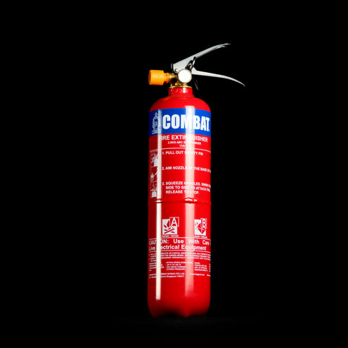 ABC Stored Pressure Fire Extinguisher (2kg) – COMBAT Brand Fire ...