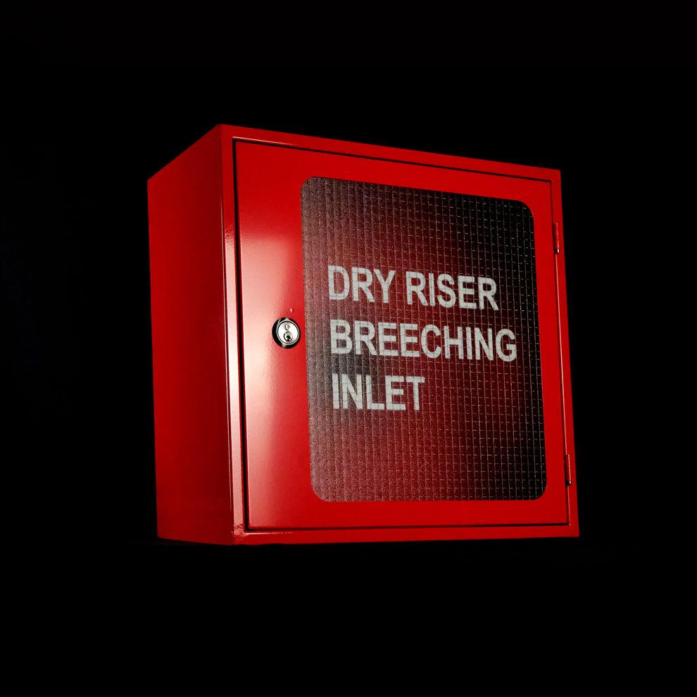 4 Way Dry Riser Breeching Inlet (Wall Mounted) Steel Cabinet – COMBAT ...