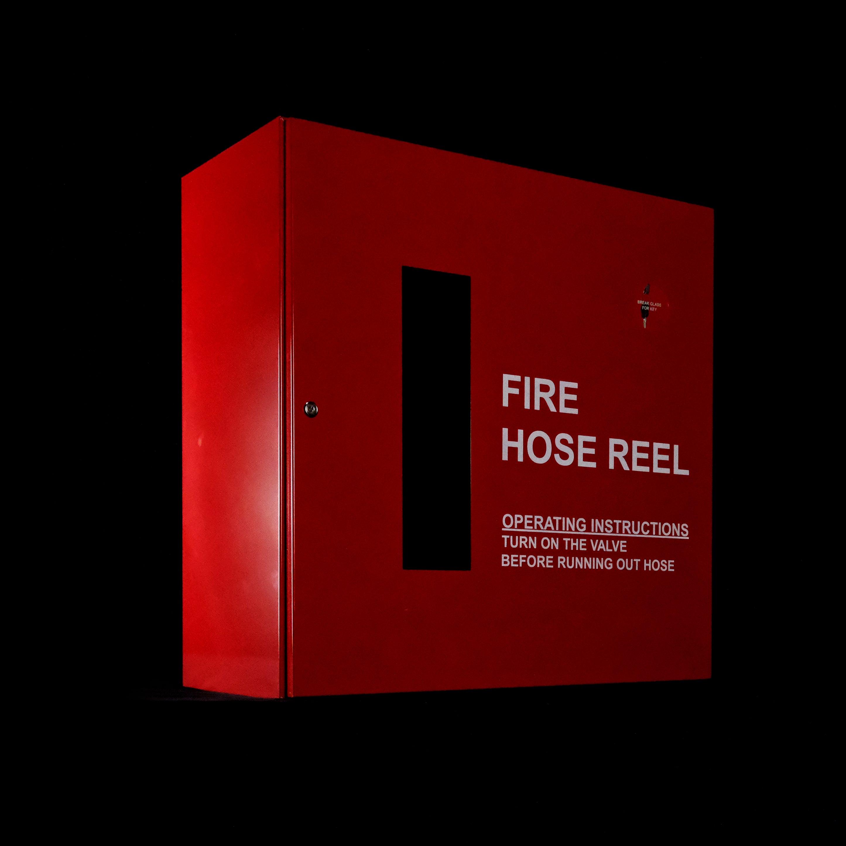Cabinet For Hose Reel (Lock & Key) – COMBAT Brand Fire Extinguishers