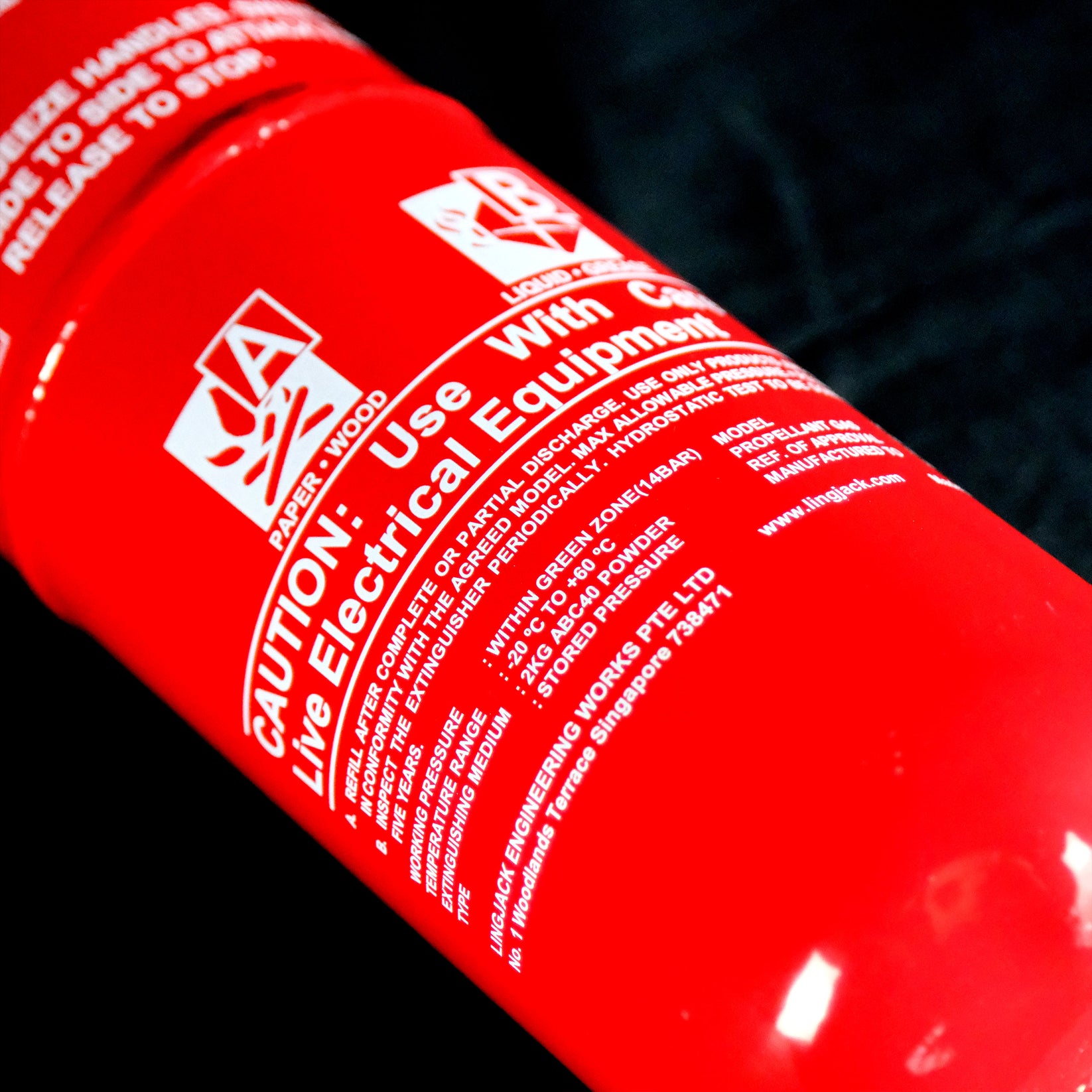 ABC Stored Pressure Fire Extinguisher (2kg) – COMBAT Brand Fire ...